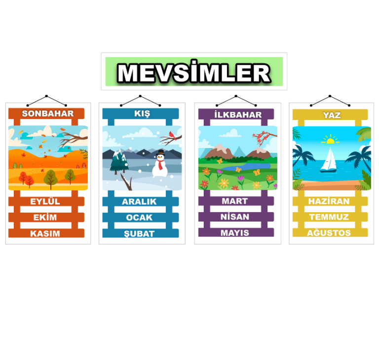 MEVSİM KÖŞESİ - MATERYAL SANDIĞIM